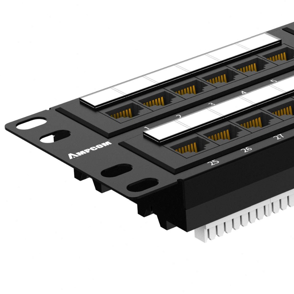 Patch Panel AMPCOM Cat5/ Cat5e 2U-48 Port